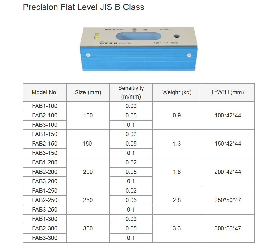 Ichiban Precision Sdn Bhd - FSK - FSK Precision Flat Level
